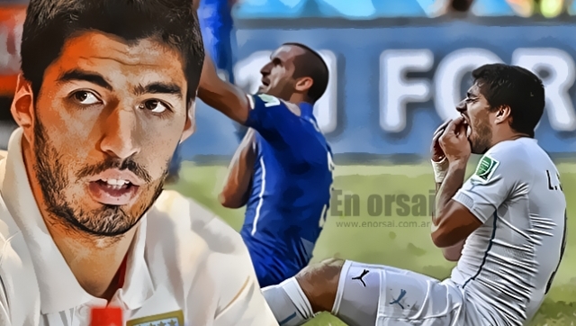 La mordida de Suarez lo dejó sin Mundial