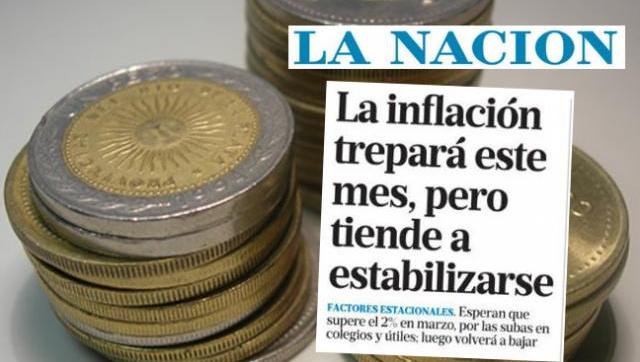 Para La Nación que la inflación esté controlada es por “factores ...